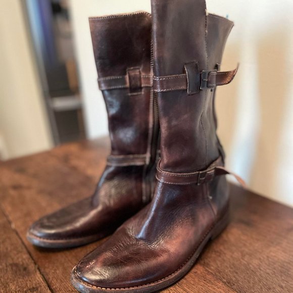 Bed Stu | Shoes | Bed Stu Cobbler Series Moto Boots Rustic Distressed ...